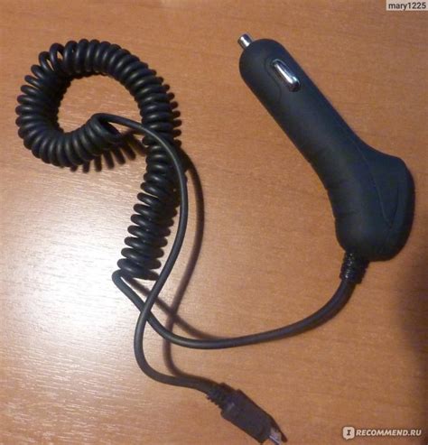 Автомобильное зарядное устройство Gerffins 150P micro USB Black ...