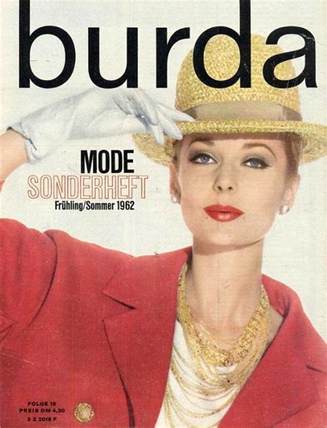 45 Vintage Cover Photos of Burda Moden Magazine in the 1960s ~ Vintage ...