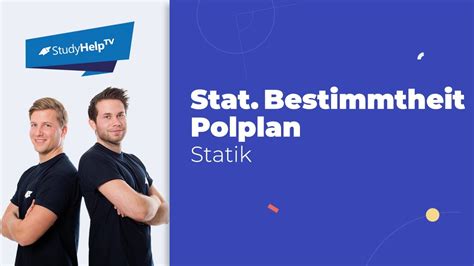 Statische Bestimmtheit - Polplan - Technische Mechanik 1 (Statik) - YouTube