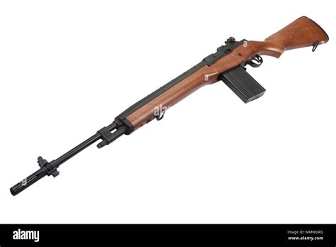 M14 rifle isolated Stock Photo - Alamy