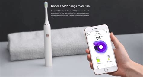 Xiaomi SOOCAS SOOCARE X3S Platinum Smart Bluetooth Sonic Electric ...
