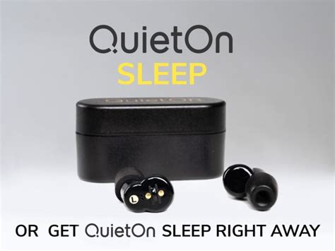 QuietOn earbuds - Be healthy, relaxed and focused