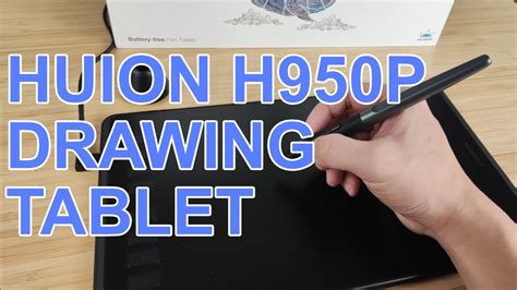 Huion H950P Review. Is it good for a beginner? - YouTube