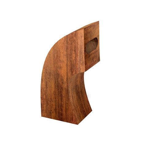 Урна из corten стали