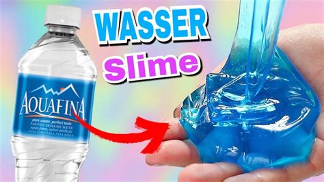 Schleim aus Wasser OHNE KLEBER | Wasser Slime 💦😍I MissNice - YouTube