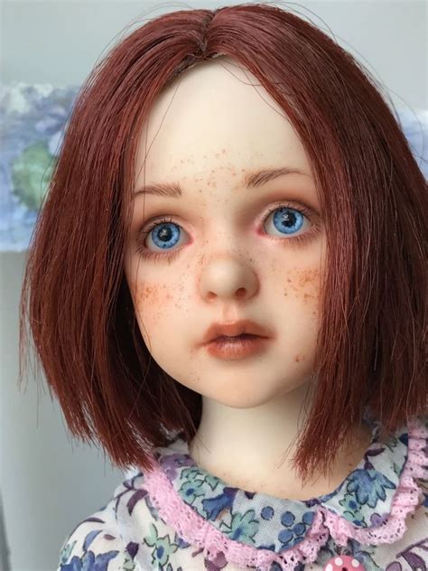 Вот мой новый мейк ап Dollshe Rosa / Мейк ап для для кукол БЖД, Face-up ...