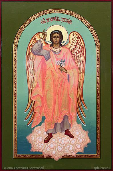 Икона архангела Гавриила - Православные рукописные иконы в Санкт-Петербурге