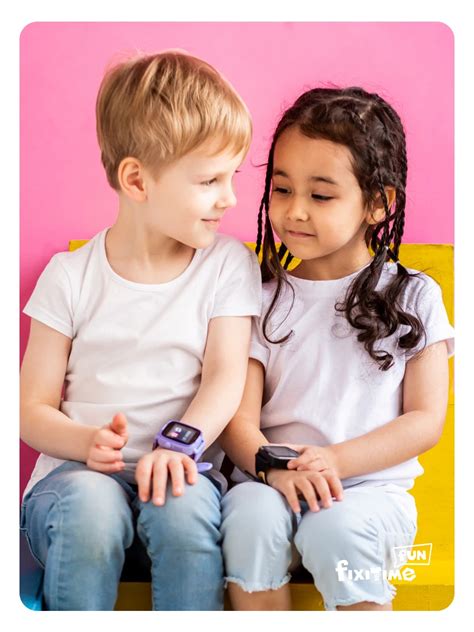 Детские часы Elari FixiTime Fun, Purple | Xstore.md