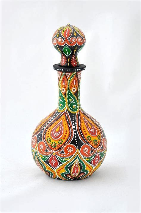 Краска по стеклу, Декоративные бутылки, Расписные вазы
