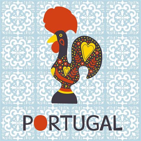 Illustration à propos Illustration de symbole décoré de coq de Barcelos ...