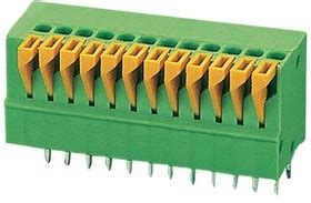 DG141V-12P (2.54mm), Клеммник нажимной на плату 12 pin, Degson | купить ...