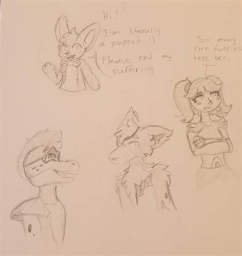 Fnaf doodles cuz why not by LemonTheCat55 on DeviantArt