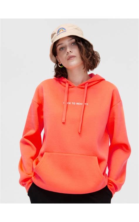 Оранжевое худи Цвет Оранжевый - CROPP - 1241K-22X