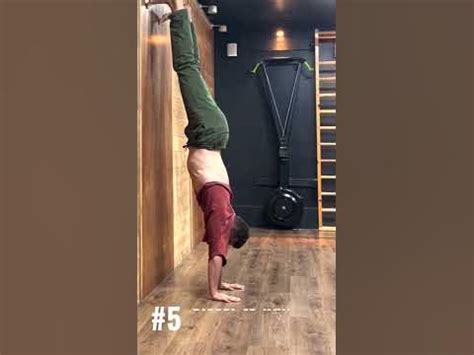 10 handstand progressions chest-to-wall for beginners: bailing ...