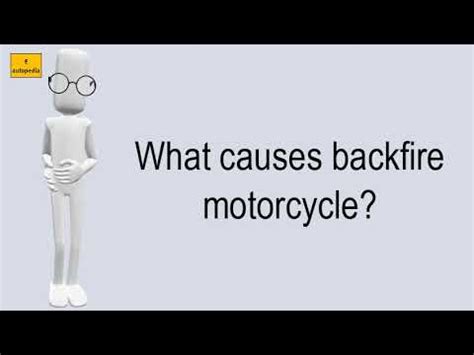 What Causes Backfire Motorcycle? - YouTube