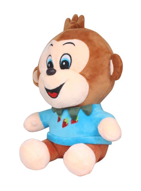 Tickles Happy Monkey Soft Stuffed Plush Animal Toy for Kids (Size: 25 ...