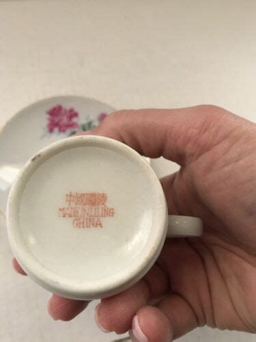 Vintage Mid Century Made in Liling China Demitasse Teacup and Saucer ...