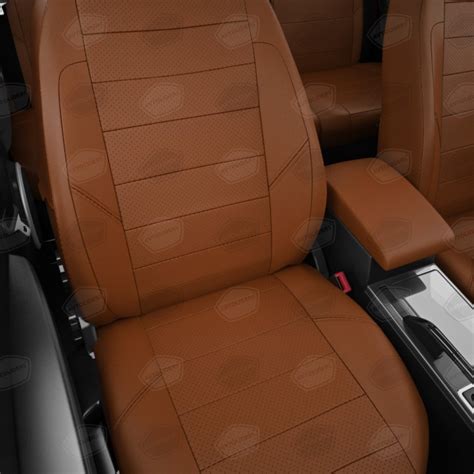 Чехлы на сидения экокожа паприка с перфорацией, на седан для Citroen C5 ...