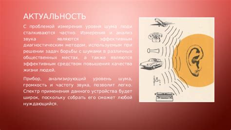 Проектная работа: Анализатор громкости звука