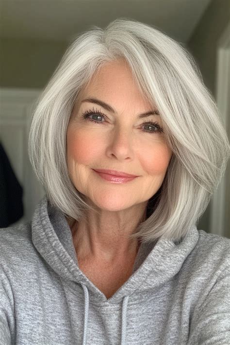 24 Elegant Medium-Length Hairstyles for Older Women in 2024 ...