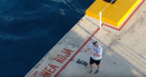 Drunk Passenger Doesn't Seem Bothered He Almost Missed The Cruise Ship