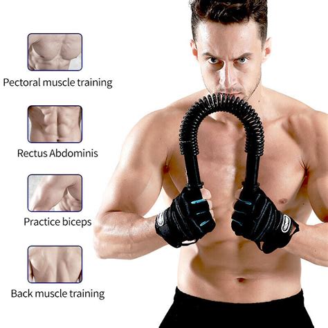 Power Twister Bar Spring Bar Resistance Bend Bar Chest Arm Strength ...