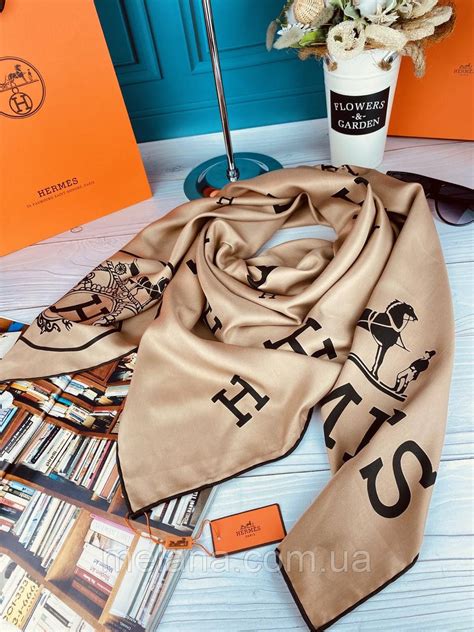 Купить Шелковый платок в стиле Hermes Гермес, цена 860 ₴ — Prom.ua (ID ...