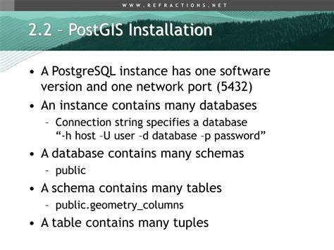 PPT - Introduction to PostGIS PowerPoint Presentation, free download ...