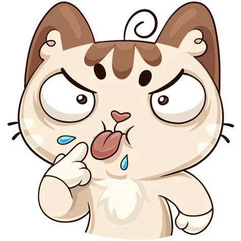 Стикер «Котик-39» | Sticker store, Character design, Stickers