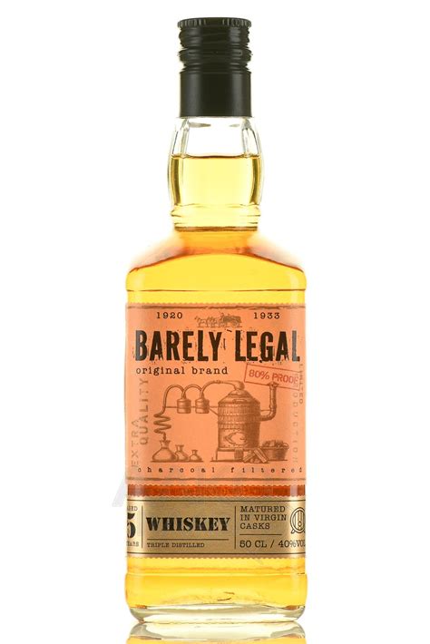 Barely Legal 5 Years Old - купить виски зерновой Барели Легал 5 лет 0.5 ...