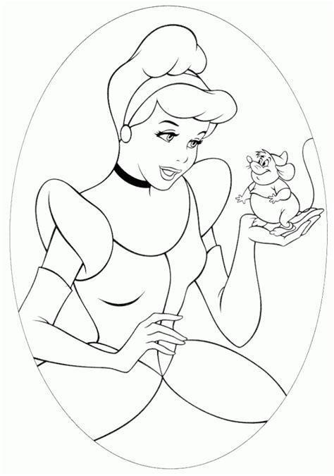 Cinderella 2 Coloring Page - Coloring Home