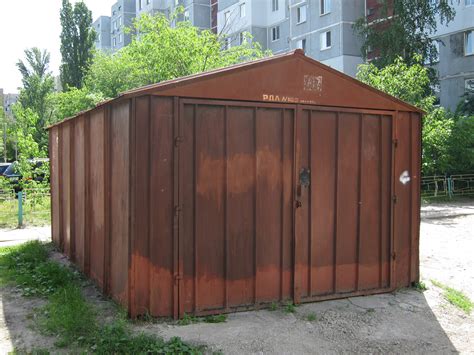 Гараж металлический разборный (136 фото)
