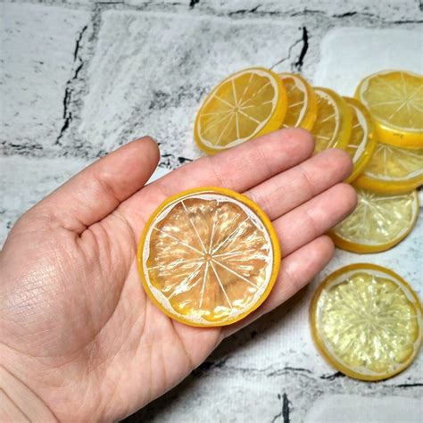 Дольки Лимона Декоративные, 10 Шт — Купить Недорого на Bigl.ua (1513822215)