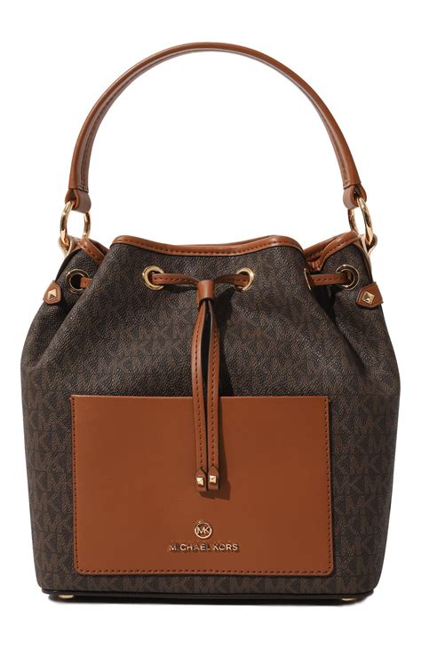 Женская темно-коричневая сумка maeve medium MICHAEL MICHAEL KORS купить ...