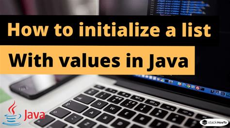 How to initialize a list with values in Java - StackHowTo