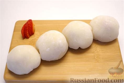 Рецепт: Японский десерт "Моти" на RussianFood.com
