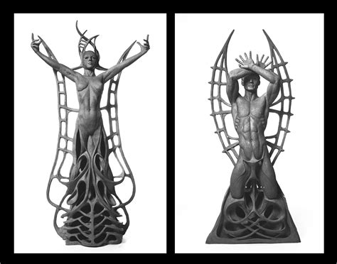Robert John Guttke Sculpture: Lattice Duo
