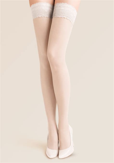 Чулки Gabriella Calze Lycra 15 DEN Bianko
