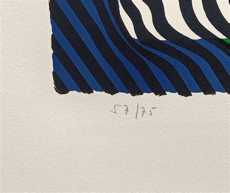 Victor Vasarely: "Zebra nº3" (1984) 57/75 - Subasta Real · Subastas de ...