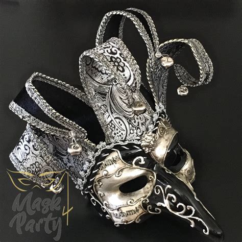 NEW - Masquerade Mask - Checkers Jester Mask - Black/Gold ...