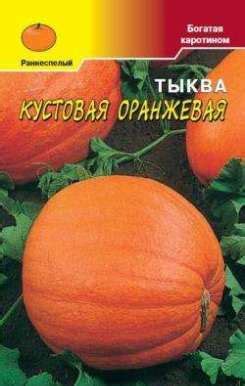 Тыква "Кустовая оранжевая": описание и фото, особенности выращивания