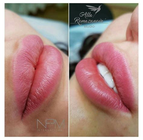 перманентный макияж #permanent #makeup #lips #natural перманентный ...