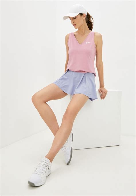 Юбка-шорты Nike W NK DF CLB SKRT SHORT TNS, цвет: фиолетовый ...
