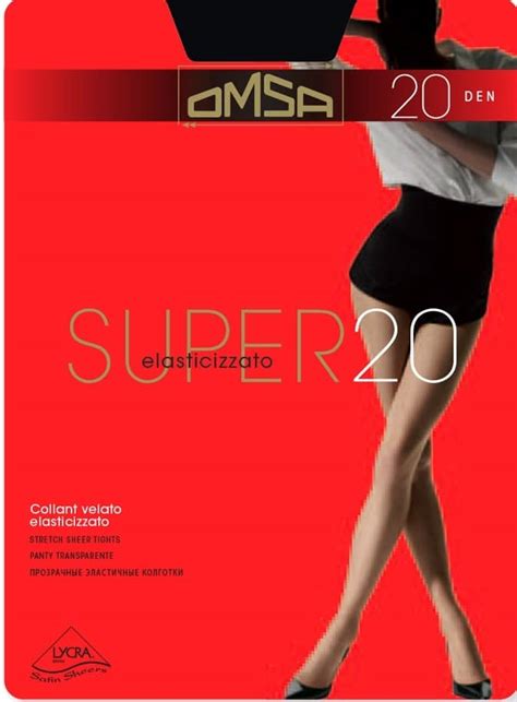 Чорапогащник с ликра Omsa Super 20 Den | По-доброто бельо