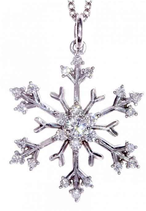 Diamond Snowflake Necklace - Nicholas Wylde