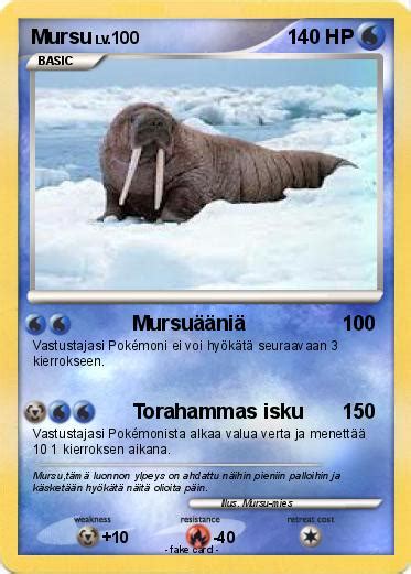 Pokémon Mursu 6 6 - Mursuääniä - My Pokemon Card