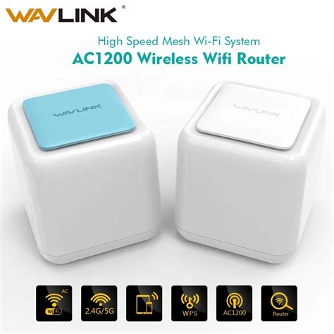 Wavlink AC1200 Wireless WiFi Mesh Router Gigabit WI FI repeater Whole ...