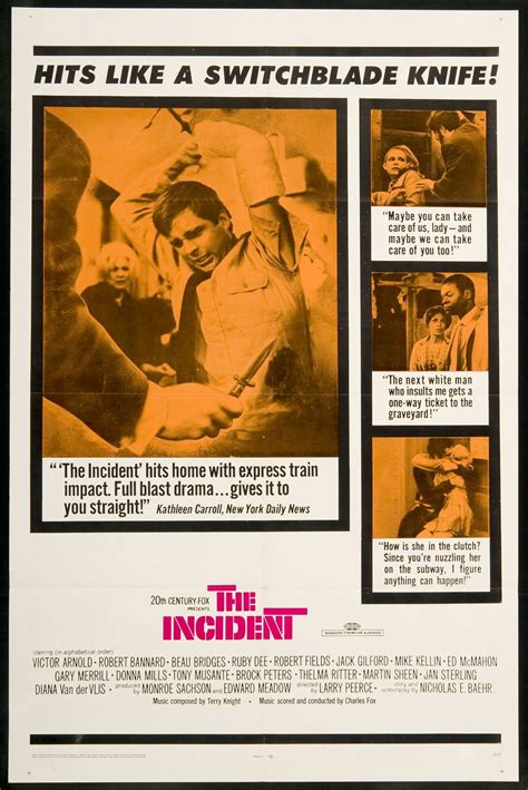 Рецензии на фильм Инцидент, или Случай в метро / The Incident, отзывы