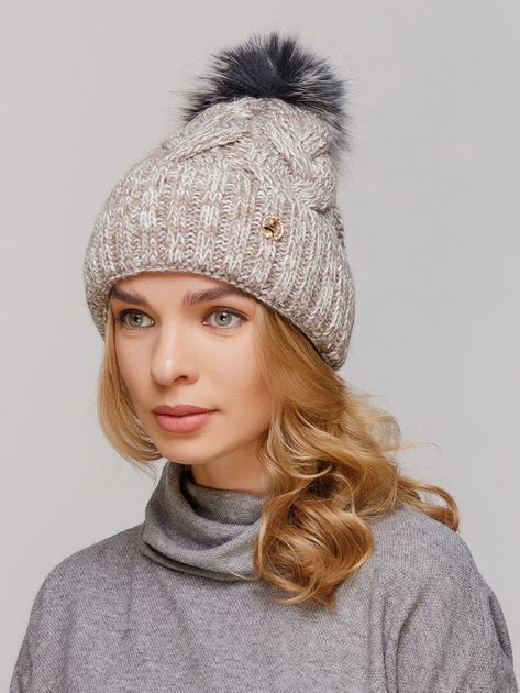 Шапка женская Merlini МоникаМ 550795 56-60 Бежевая (MER550795) – в ...
