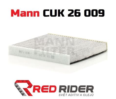 Kabinový filtr MANN-FILTER CUK 26 009 | Red Rider